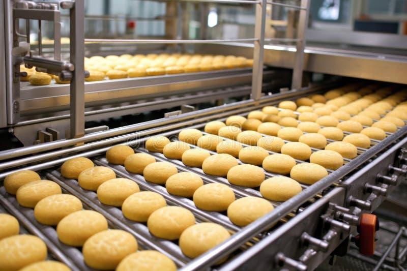 Digital Control Panel for Gluten-free Bread Production Line Stock Photo ...