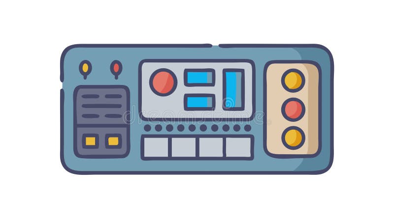 Digital Control Panel User Interface Design, Vector Design Generative AI Stock Vector ...