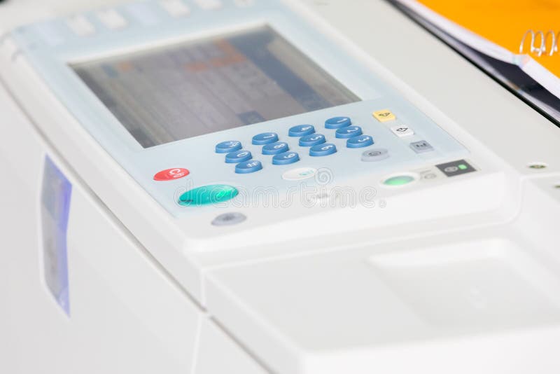 Digital copy machine stock photo. Image of multiple - 121986450