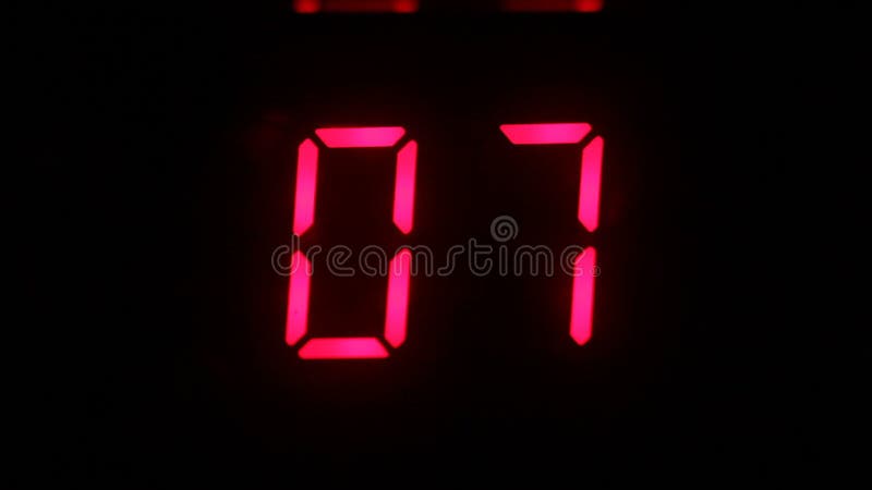 Digital Countdown 10 To 0 Cinematic Data Countdowns with Glitches Stock ...