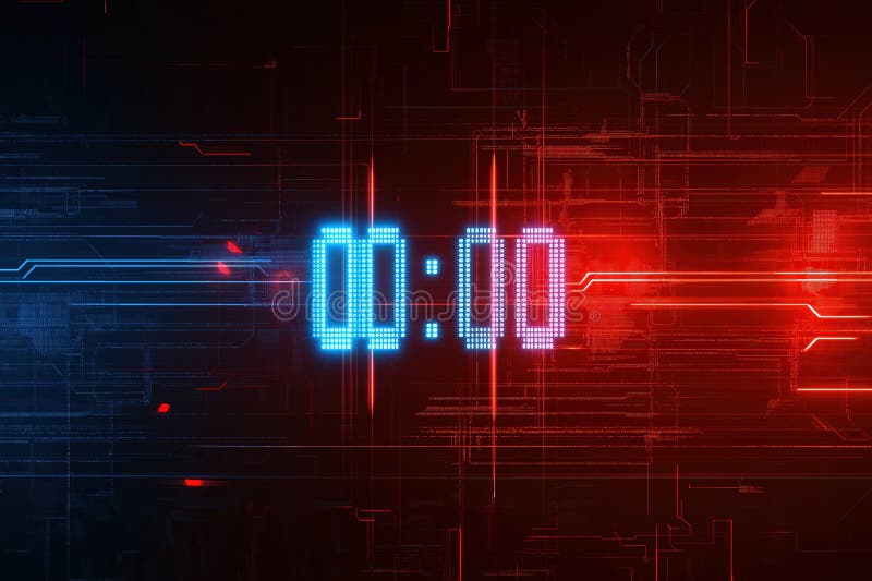 Red Digital Timer Stock Illustrations – 3,487 Red Digital Timer Stock ...