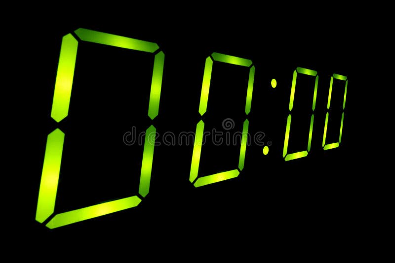 Digital countdown at zero stock image. Image of perspective - 12056757