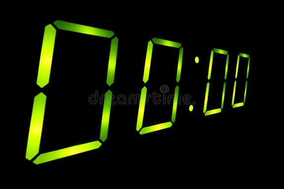 Digital countdown at zero stock image. Image of perspective - 12056757