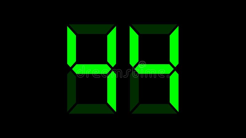 Digital Counter on an Abstract Technology Background Stock Video ...