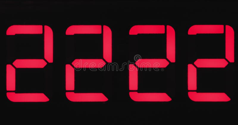 Digital Counter Showing 8 Closeup Footage Stock Footage - Video of ...