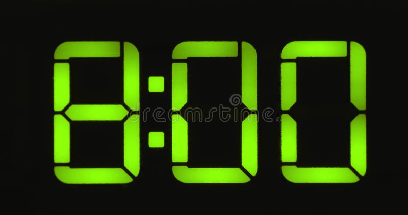 Digital Counter Showing 8 Closeup Footage Stock Footage - Video of ...