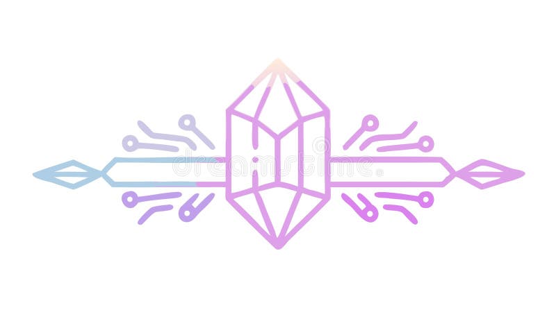 Digital Crystal Circuits Stock Illustrations – 250 Digital Crystal ...