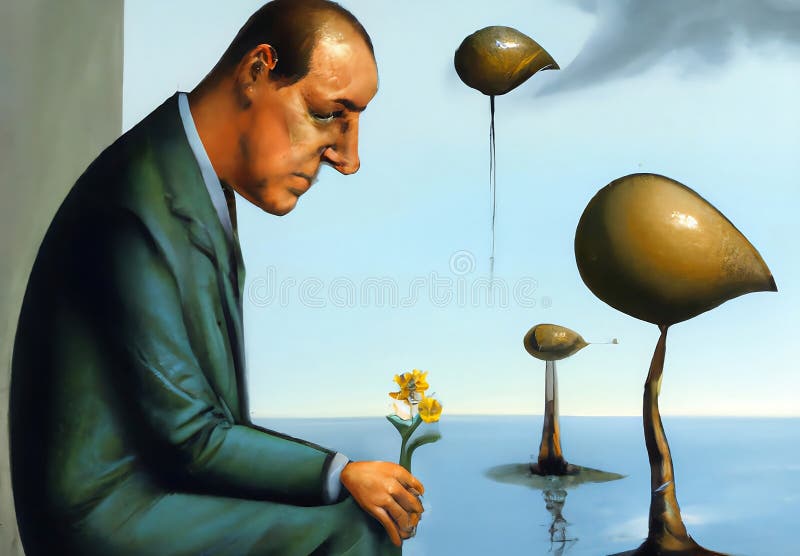 Digital Cubism, Array of Human Faces Pieced Together, Each Face Encoded ...