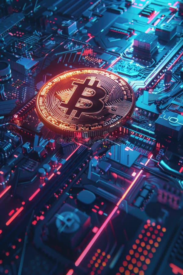 Digital Currency Concept. Use for Technology or Finance Projects Stock ...