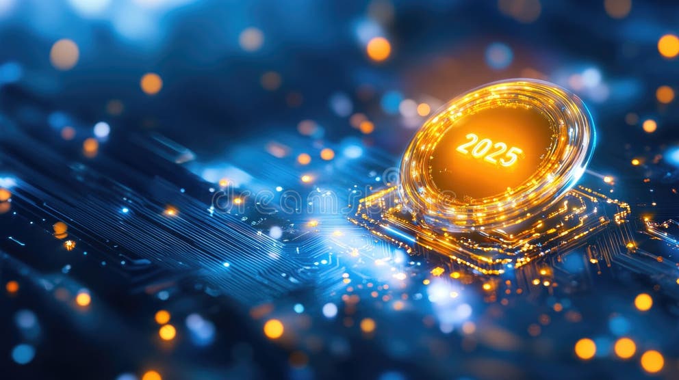 Digital Currency Evolution: Futuristic Concept of 2025 Cryptocurrency ...