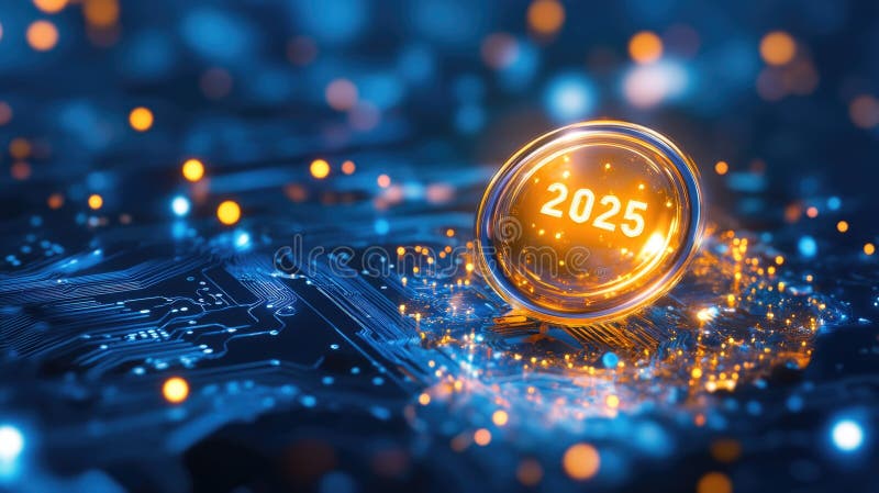 Digital Currency Evolution: Futuristic Concept of 2025 Cryptocurrency ...