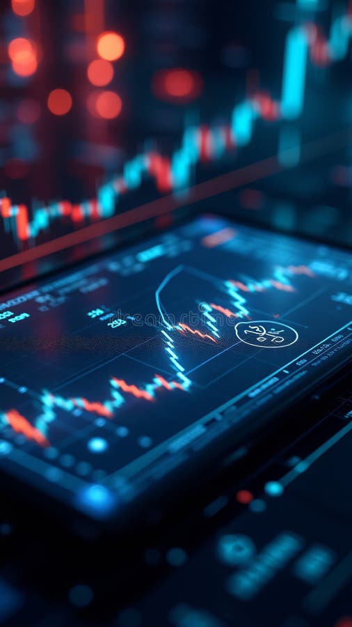 Digital Currency Exchange Interface Showing Stock Photo - Image of ...