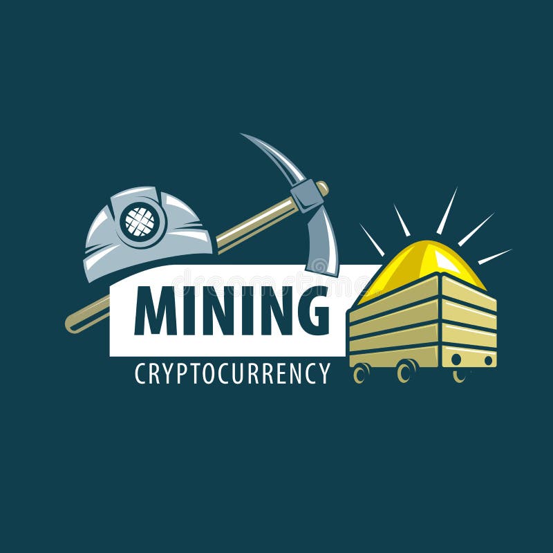 Digital currency mining stock vector. Illustration of icon - 116384774
