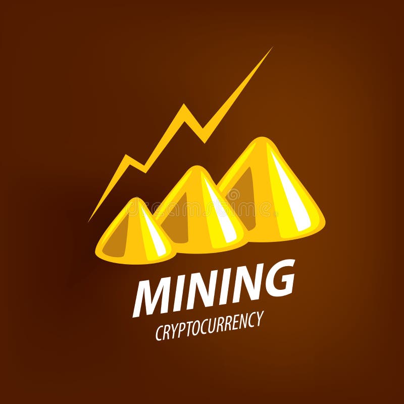 Digital currency mining stock vector. Illustration of cryptocurrency ...