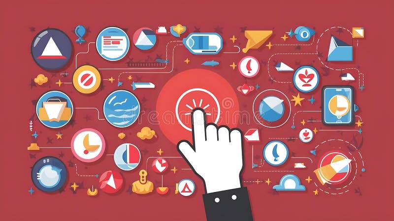 Digital Cursor Collection: Pointers, Clicks, and Load Symbols. Stock ...