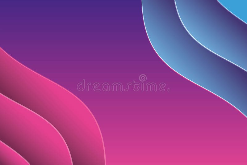 Digital Curve Lines in Blue and Pink Colors on Digital Wallpaper Design ...