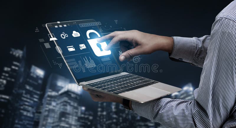 Data Encryption Security Code on a Computer Display. Data Encryption ...