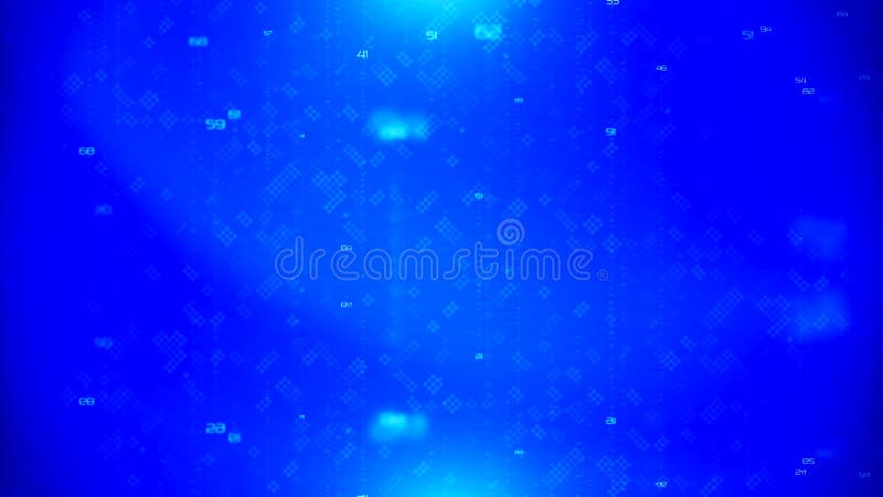 Digital Cyber Space Particles with Flare Matrix Background. Futuristic ...