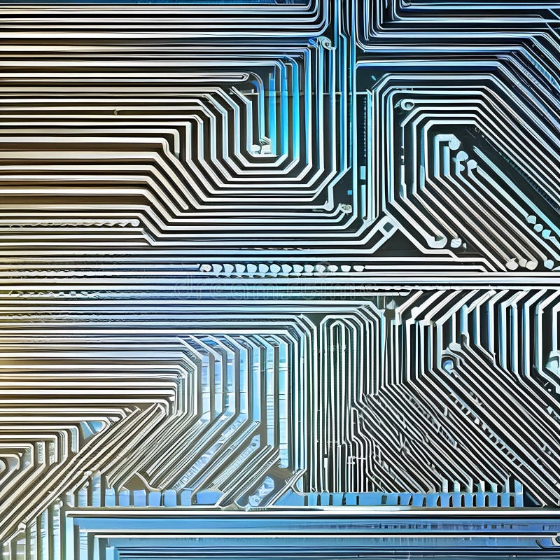 1088 Digital Cybernetic Circuit: a Futuristic and High-tech Background ...