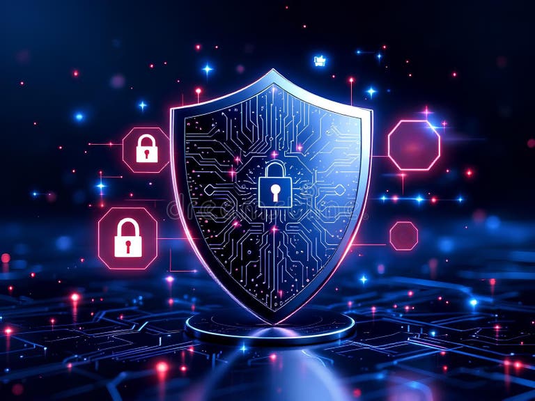 Shield Protecting Data Stock Illustrations – 5,694 Shield Protecting ...