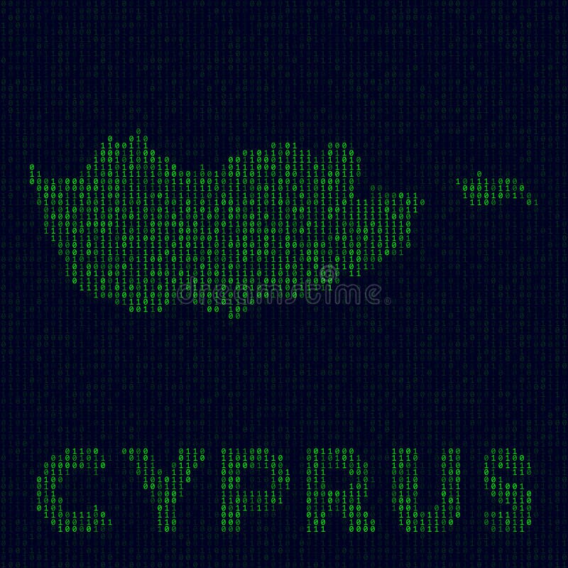 Digital Cyprus logo. stock vector. Illustration of communication ...
