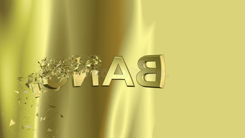 Digital Animation of Rotating and Exploding Text Stock Footage - Video ...