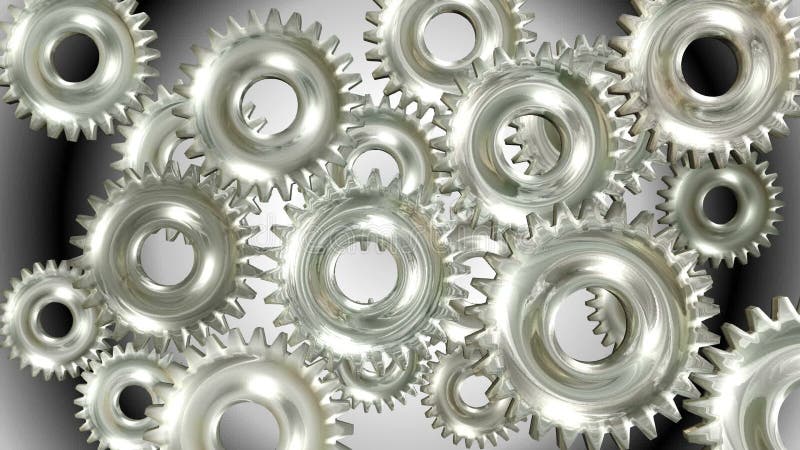 3D Animation of Rotating Gears Stock Video - Video of loop, graphics ...