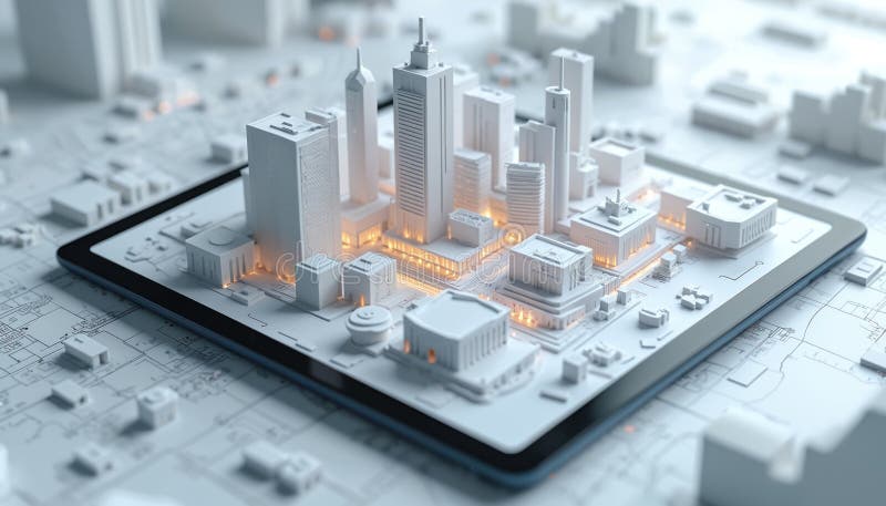 Tablet Futuristic City Stock Illustrations – 3,375 Tablet Futuristic ...