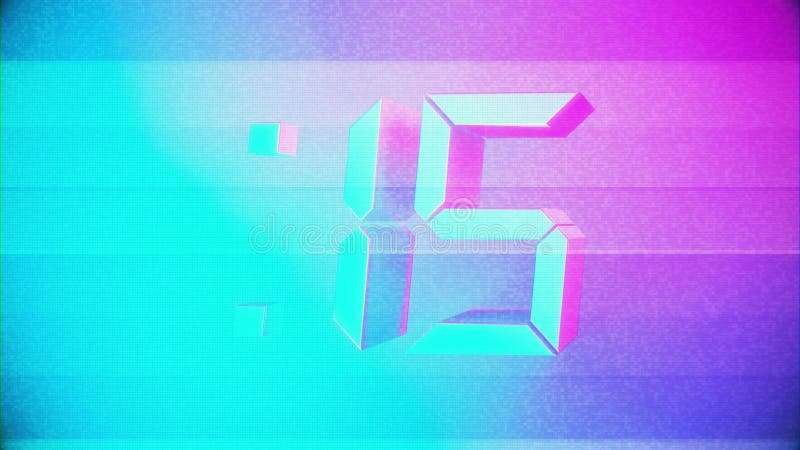 Digital 3D Retro 30 Second Countdown Timer Clock Stock Video - Video of alarm, celebration ...