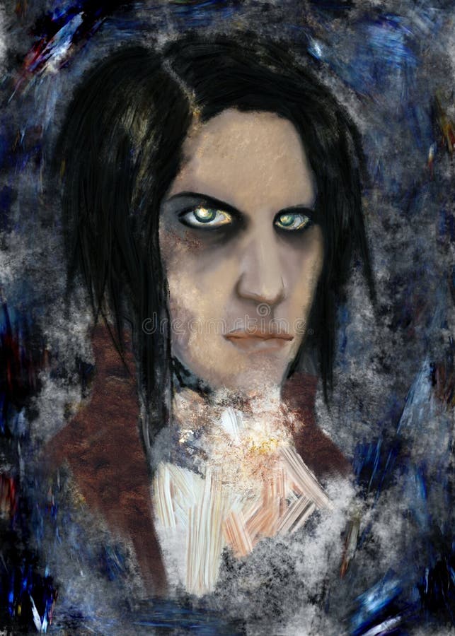 Digital Dark Gothic Art Illustration Stock Illustration - Illustration ...