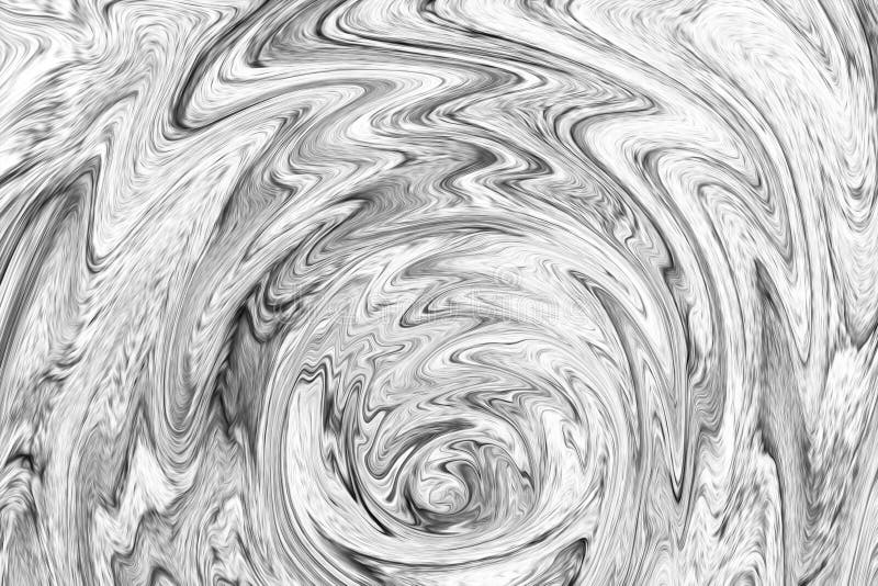 Digital Dark Grey Background with Spread Liquify Flow. Black and White ...