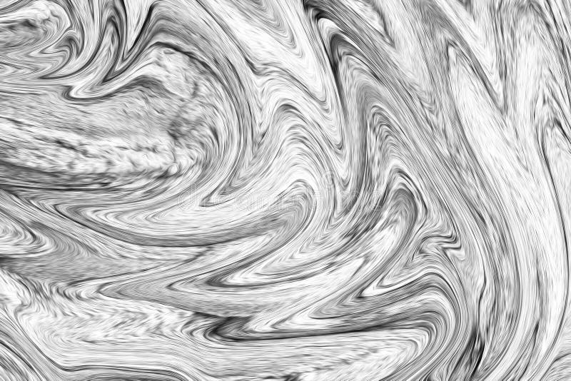Digital Dark Grey Background with Spread Liquify Flow. Black and White ...