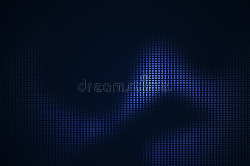 Digital Landing Page Backdrop with Tech Circles. 3D Rendering Stock ...