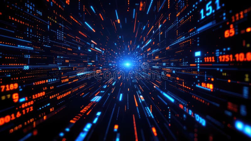 Digital Data Acceleration through Vibrant Light Trails in Space ...