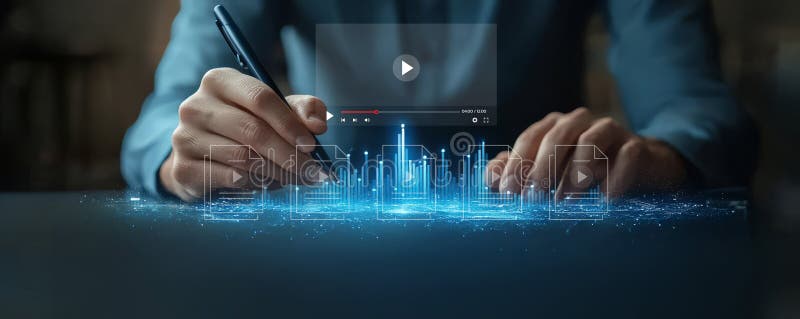 Digital Data Analysis, Business Growth, and Projections are Illustrated ...