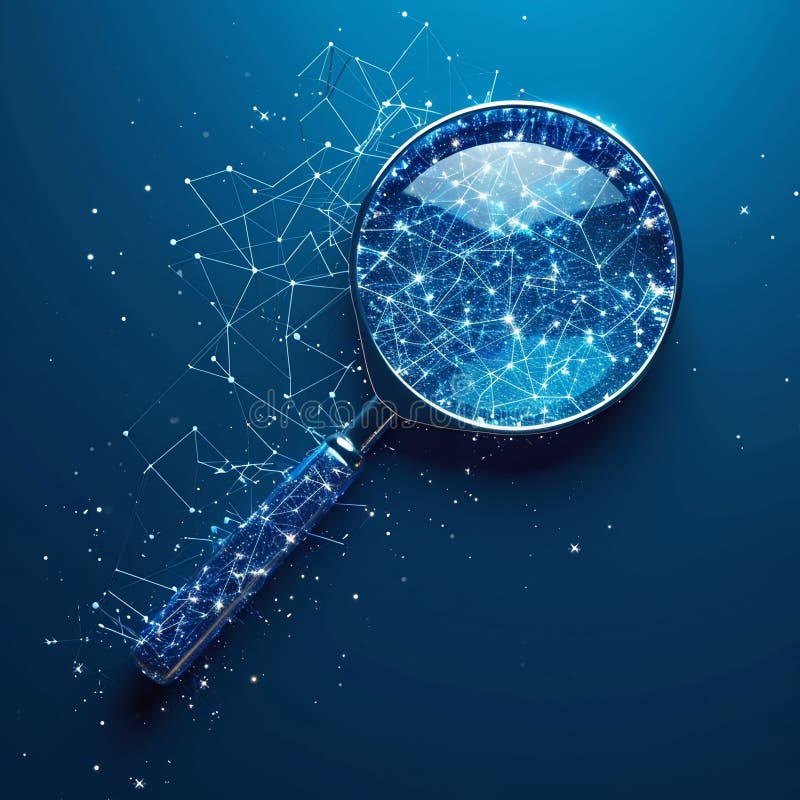 Digital Data Analysis through Magnifying Glass. Generative Ai Stock ... Digital Data Analysis through Magnifying Glass. Generative Ai Stock ...