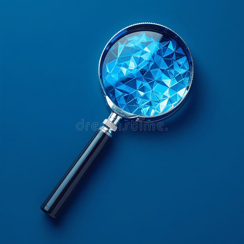 Digital Data Analysis through Magnifying Glass. Generative Ai Stock ... Digital Data Analysis through Magnifying Glass. Generative Ai Stock ...