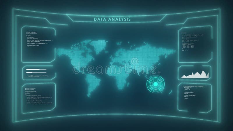 Digital Data Analysis with Data Program and Location Tracker with World ...