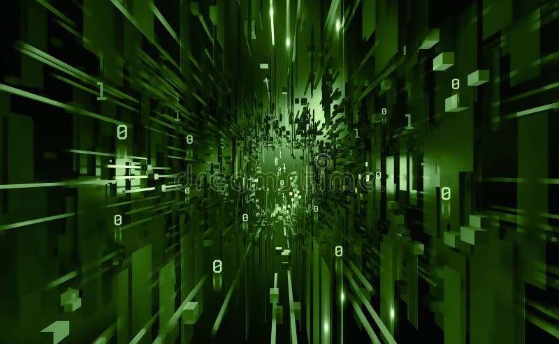 Abstract Concept of a Future Computer. Innovation in World of High ...