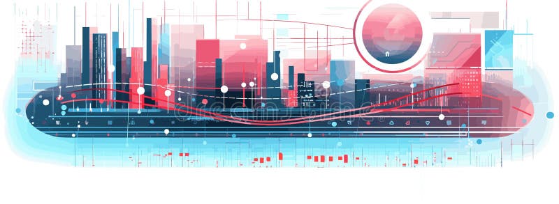 Digital Data and Big Tech Imagery Vector Simple 3d Isolated ...