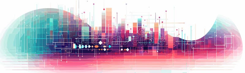 Digital Data and Big Tech Imagery Vector Simple 3d Isolated ...