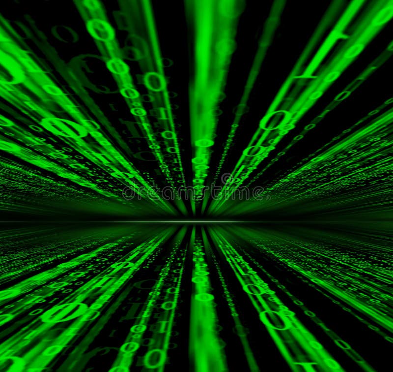 Binary code stock illustration. Illustration of cyberspace - 27889959