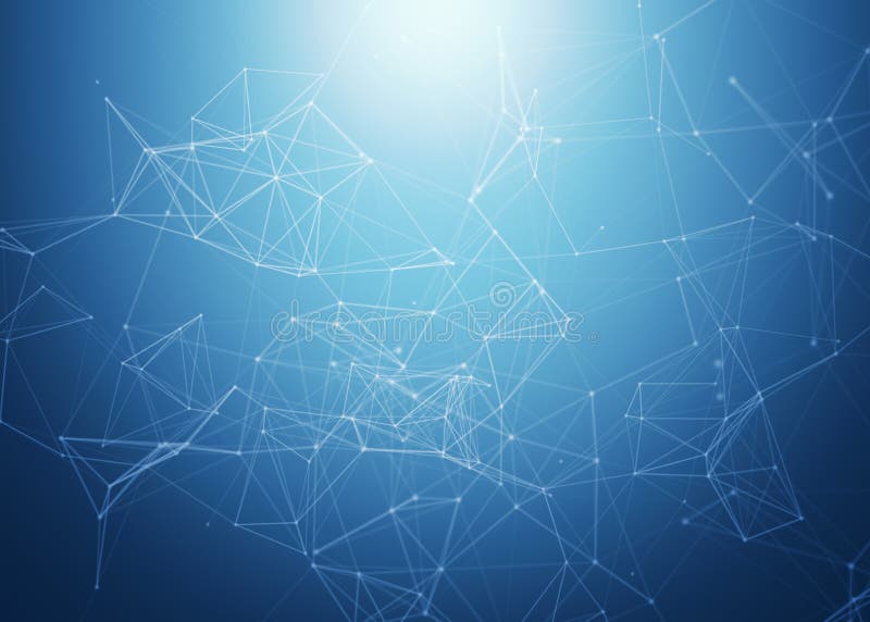Blue Network Connection Lines. Futuristic Background Stock Illustration ... Blue Network Connection Lines. Futuristic Background Stock Illustration ...