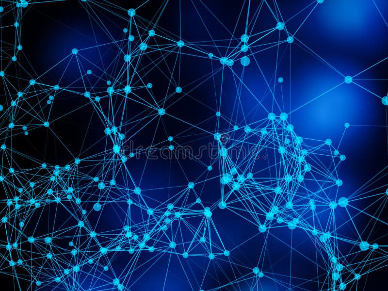 Blue Network Connection Lines on Black. Futuristic Background Stock ... Blue Network Connection Lines on Black. Futuristic Background Stock ...