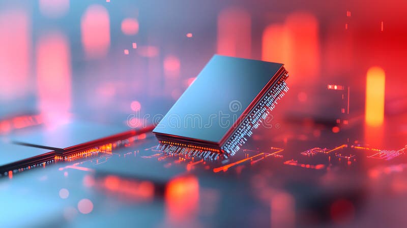 Digital Data Breaking Apart Abstract Visualisation, Background with ...