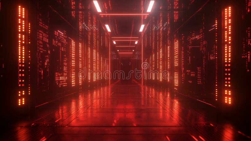 Digital Data Center Light Signals Represent a Future Concept of a Cyber ...