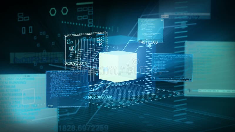 Digital Data Code Network Interface Technology Stock Footage & Videos ...