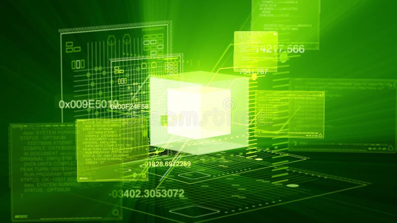 Digital Data Code Network Interface Technology Stock Footage & Videos ...