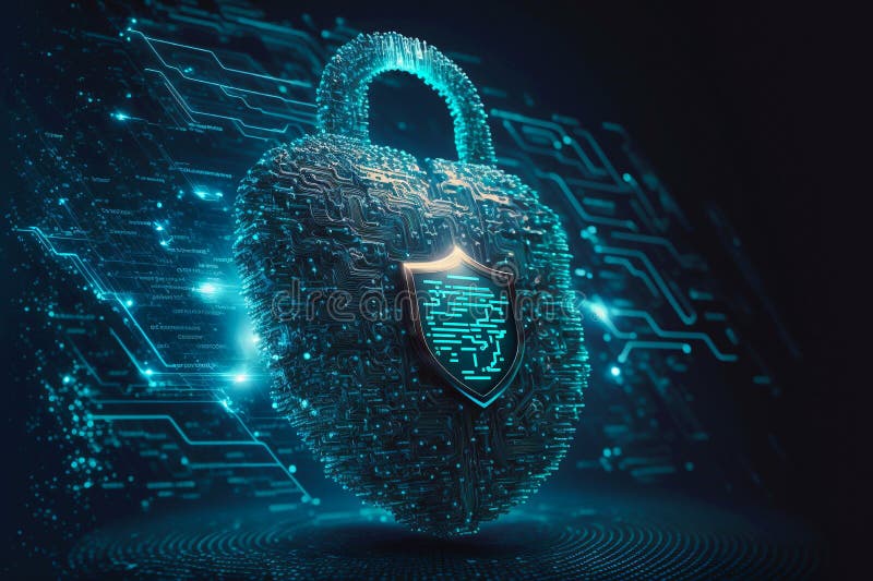 Digital Data and Cyber Security Protection Concept Technology. Identity ...