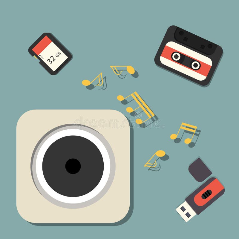 Digital Data Devices Icon Set Vector Illustration Stock Vector ...